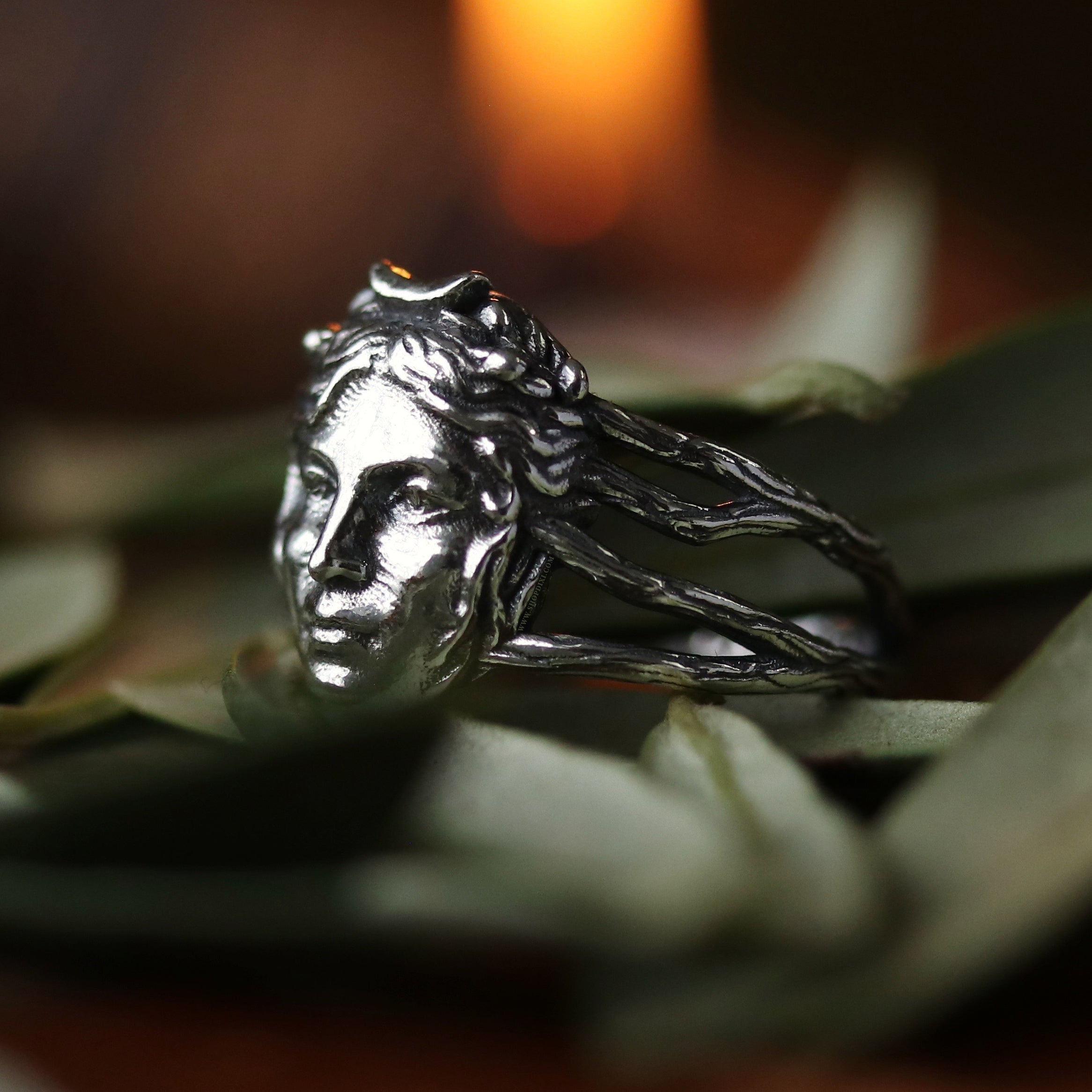 Shop Dixi Sterling Silver Artemis Goddess Ring