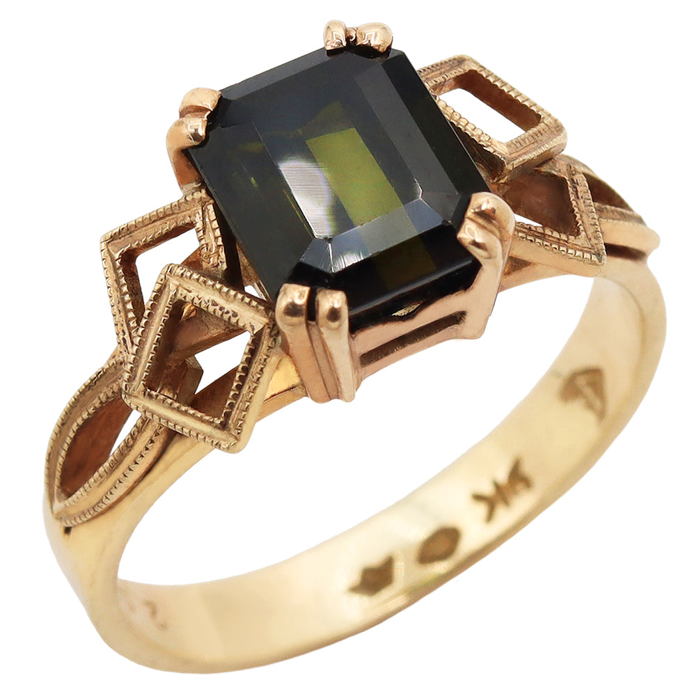 9ct Gold Unique Vintage Ring – Shop Dixi