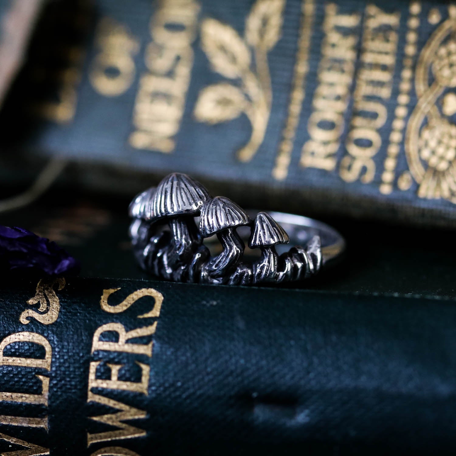 Toadstool Sterling Silver Mushroom Ring – Shop Dixi