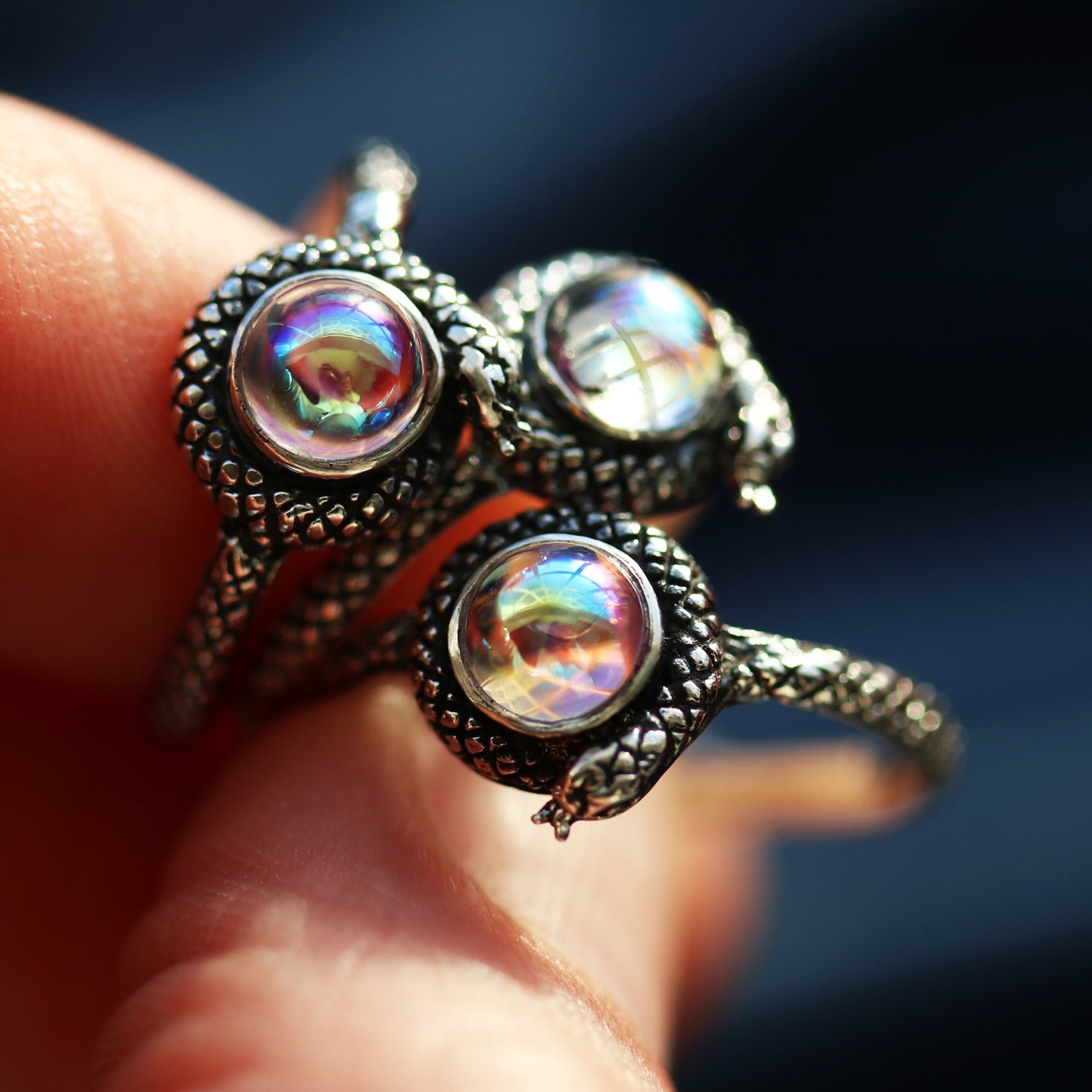 Shop Dixi Boho Ring | Mystic Snake Sterling Silver Ring