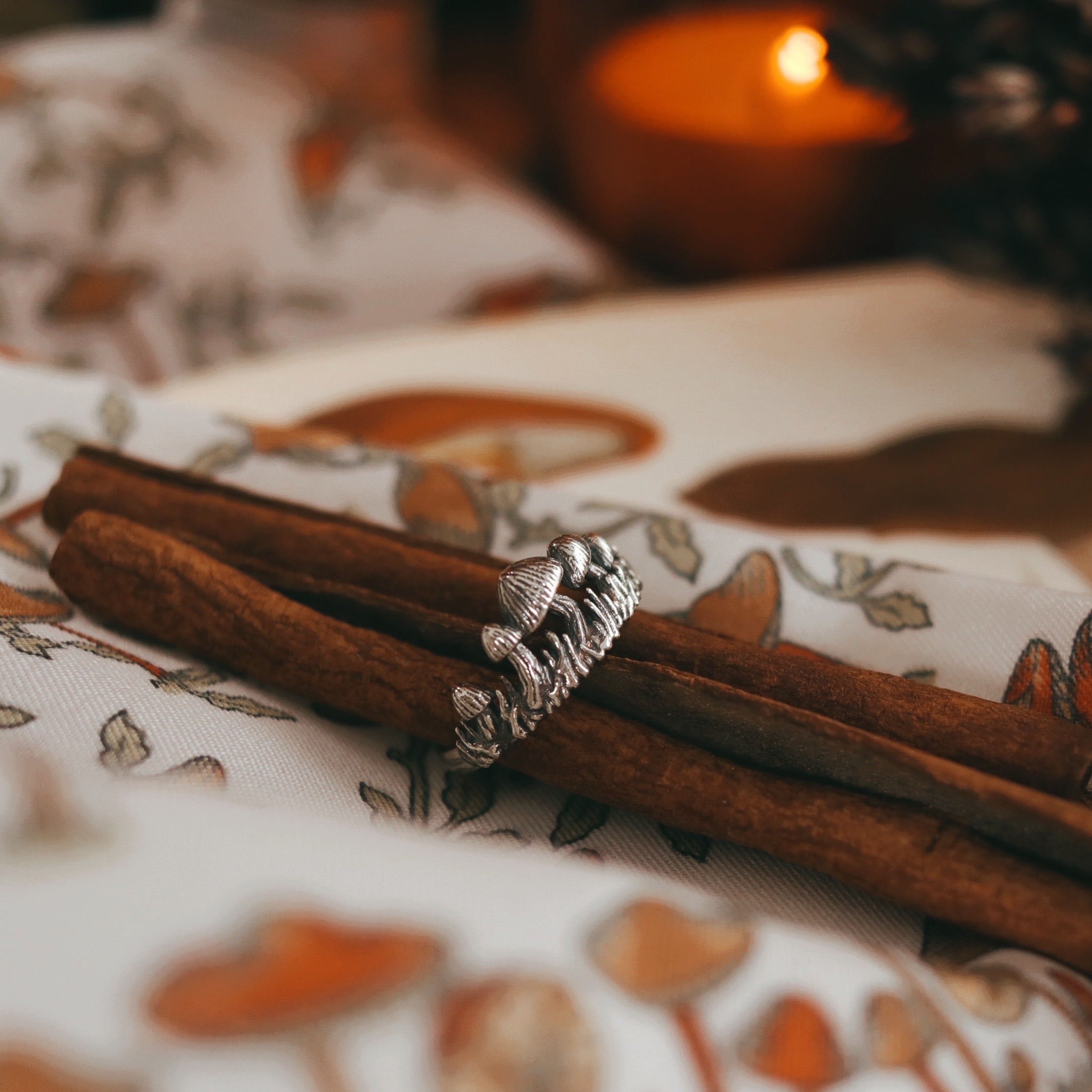 Toadstool Sterling Silver Mushroom Ring – Shop Dixi